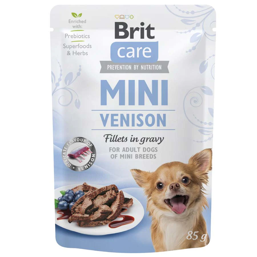 BRIT CARE Mini kesica, fileti u sosu s divljači, 85g