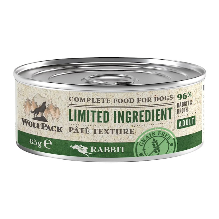 WOLFPACK Limited ingredient, Adult zečetina