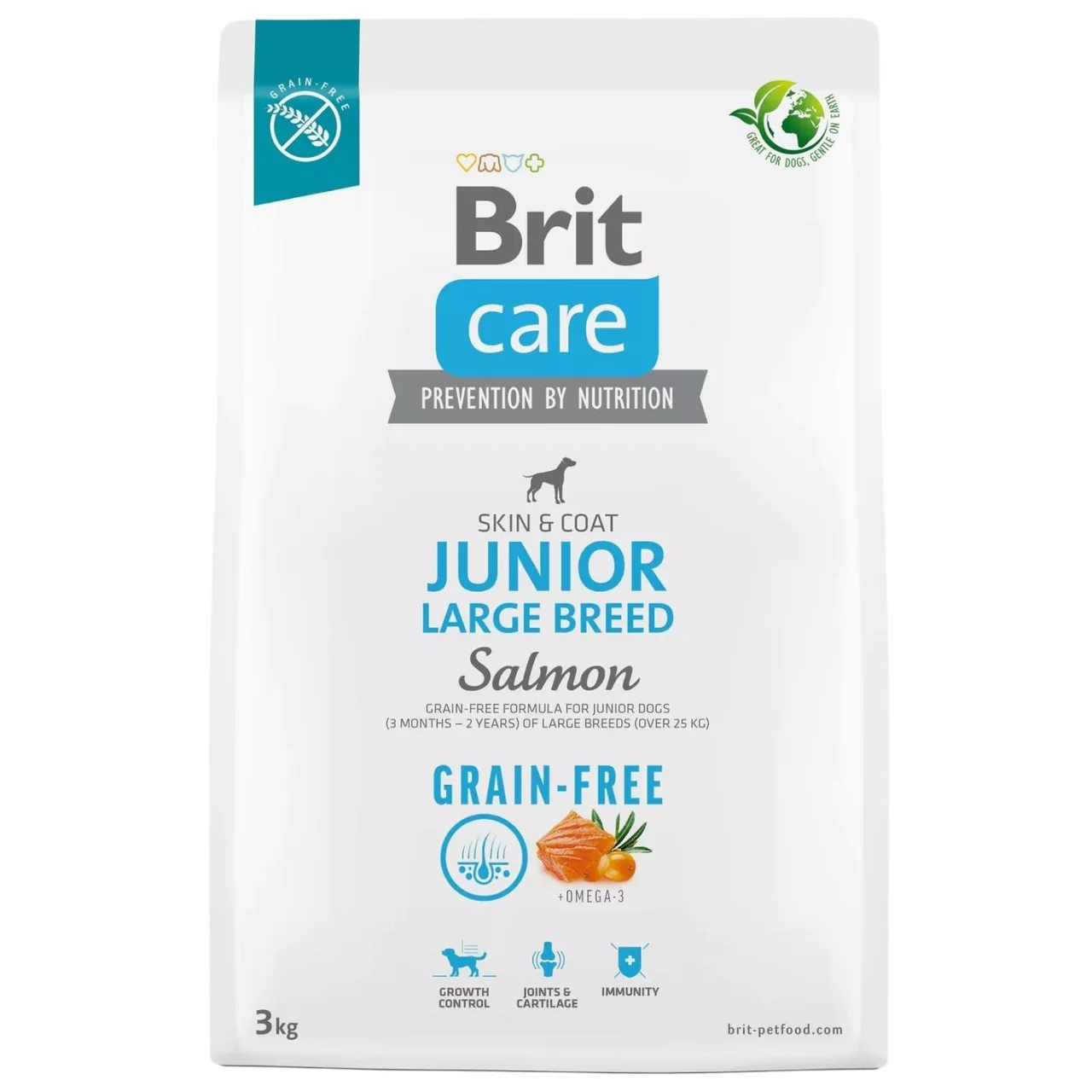BRIT CARE GF JUNIOR Large Breed, s lososom, bez žitarica
