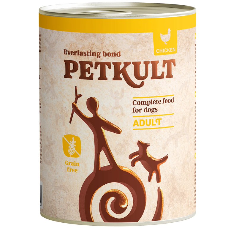 PETKULT mesni komadići, piletina, bez žitarica, 800g