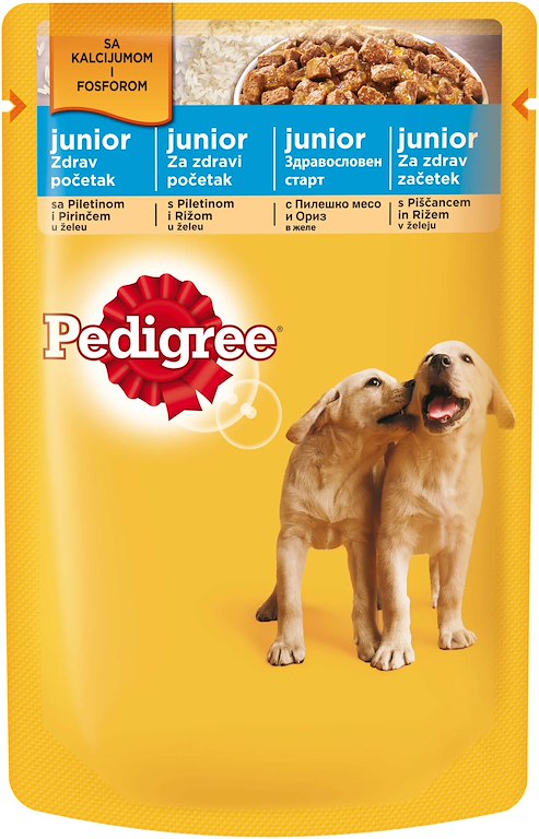 PEDIGREE Kesica za štenad JUNIOR Piletina u želeu 100g