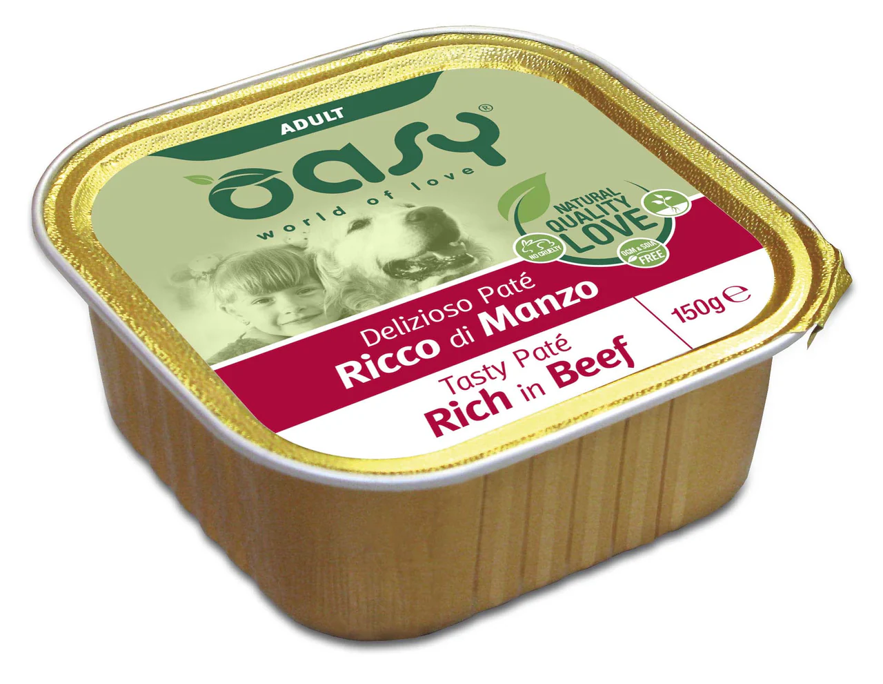 OASY Tasty Pate Pašteta za pse s Govedinom 150g