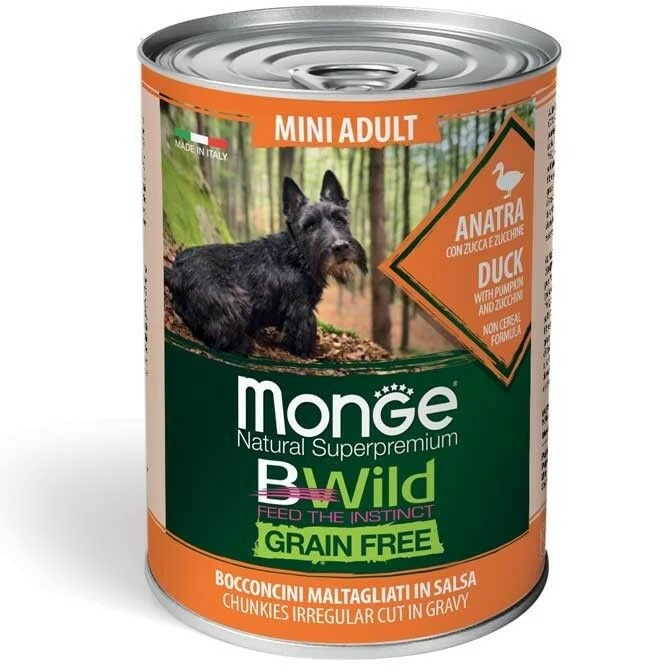 BWILD Konzerva za odrasle pse malih rasa, Pačetina, 400g