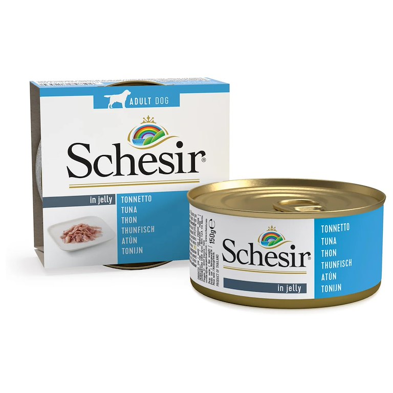 SCHESIR Konzerva za pse s tunjevinom, u želeu 150g