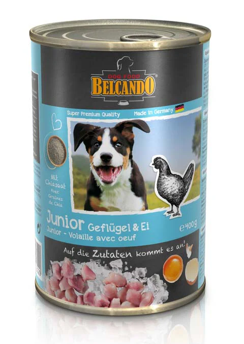 BELCANDO JUNIOR s piletinom i jajima, 400g
