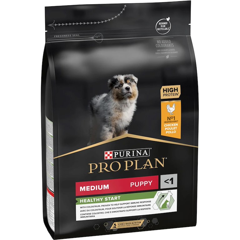 PRO PLAN HealthyStart Medium PUPPY s piletinom