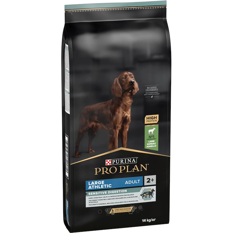 PRO PLAN OptiDigest Large Athletic Sensit Digestion Adult s jagnjetinom, 14kg