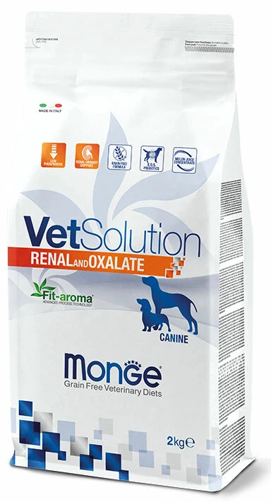 VET SOLUTION Monge Dog Renal-Oxalate 2kg
