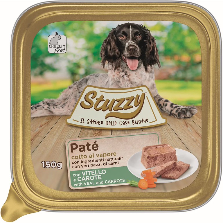 STUZZY Pate Pašteta za pse s teletinom i šargarepom, 150g