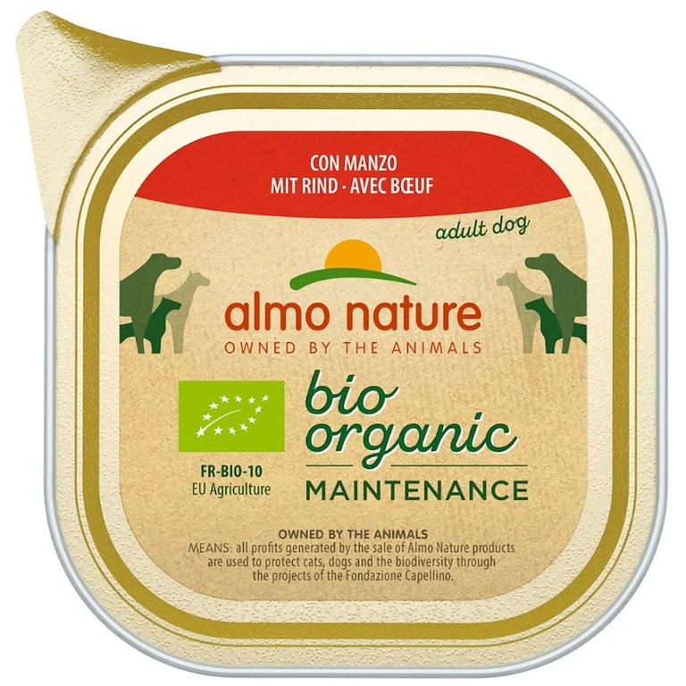 ALMO NATURE Biorganic Pašteta za pse s govedinom, 100g
