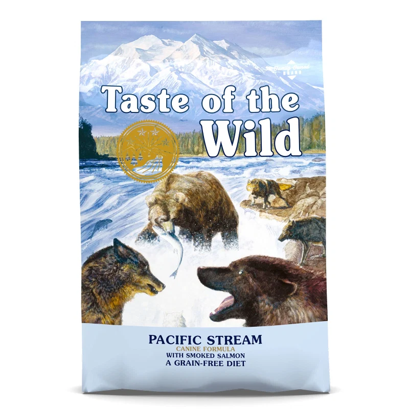 TASTE OF WILD Dog Pacific Stream Adult, s dimljenim losososom i ribom, 12,2kg