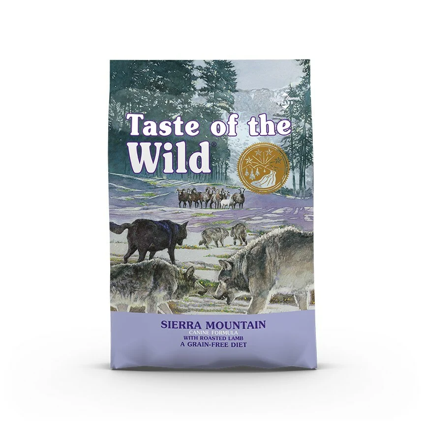 TASTE OF WILD Dog Sierra Mountain, s pečenim mesom divljeg jagnjeta, 12,2kg