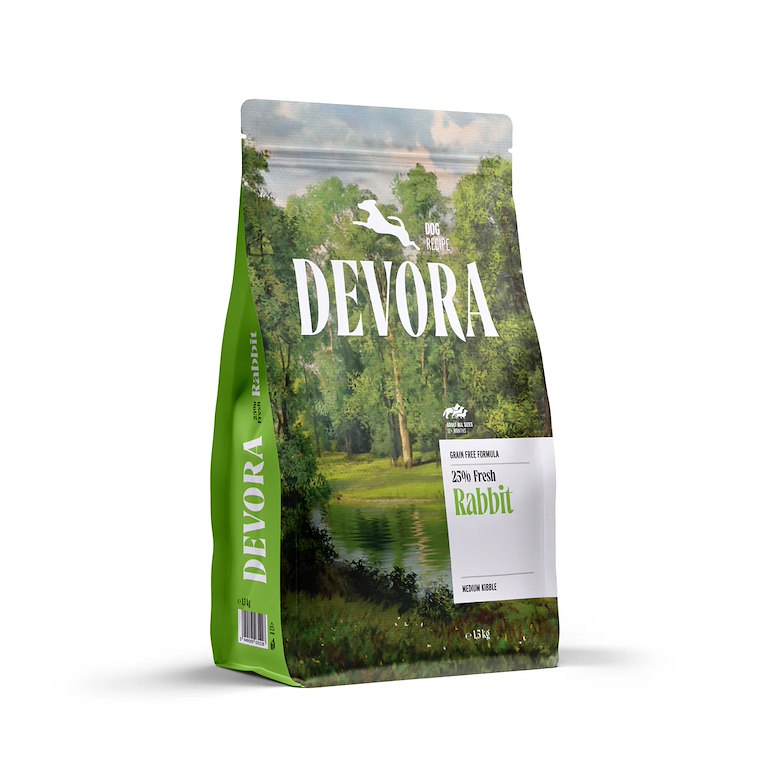 DEVORA Dog Grain Free,sa zečetinom