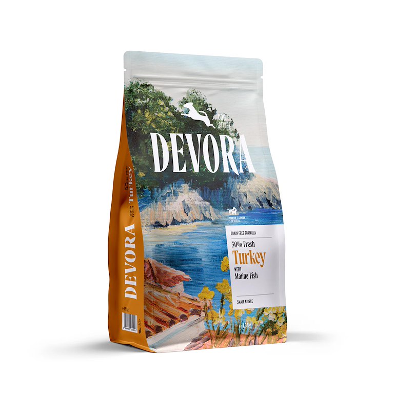 DEVORA Dog Grain Free Starter & PUPPY, s ćuretinom