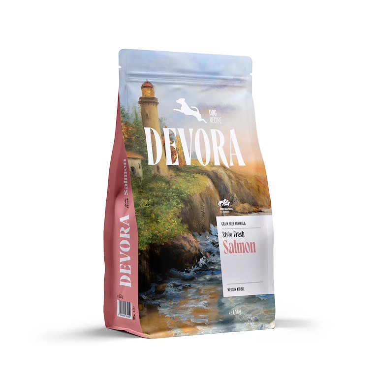 DEVORA Grain Free Hrana za pse, s lososom