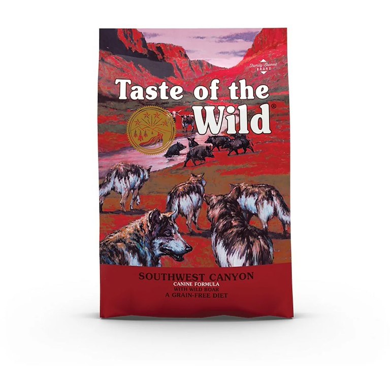 TASTE OF WILD Dog Southwest Canyon, s mesom divlje svinje, 2kg