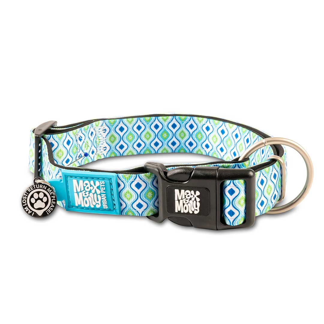 MAX & MOLLY Ogrlica za pse Smart ID Retro Blue