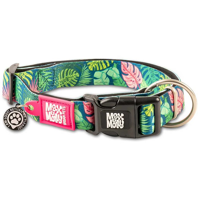 MAX & MOLLY Ogrlica za pse Smart ID Tropical