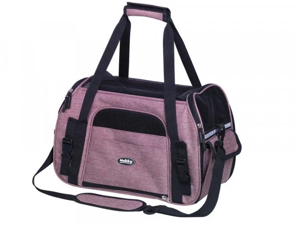 NOBBY Torba za kućne ljubimce Lujan Pink, do 7kg, M, 43x23x29cm