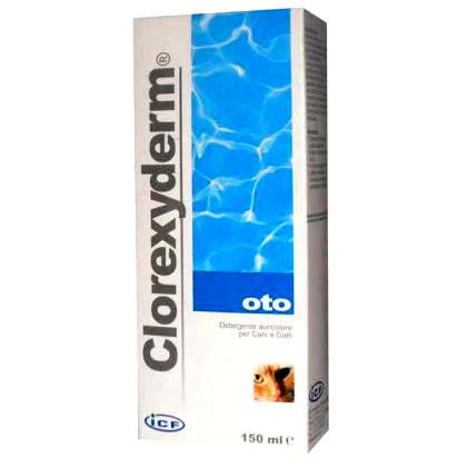 ICF Losion za pse i mačke Clorexyderm Oto za čišćenje ušiju 150ml