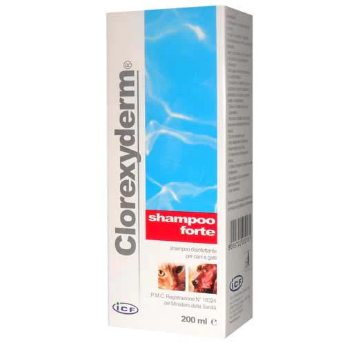 ICF Šampon za pse i mačke Chlorexyderm Forte antiseptični 200ml