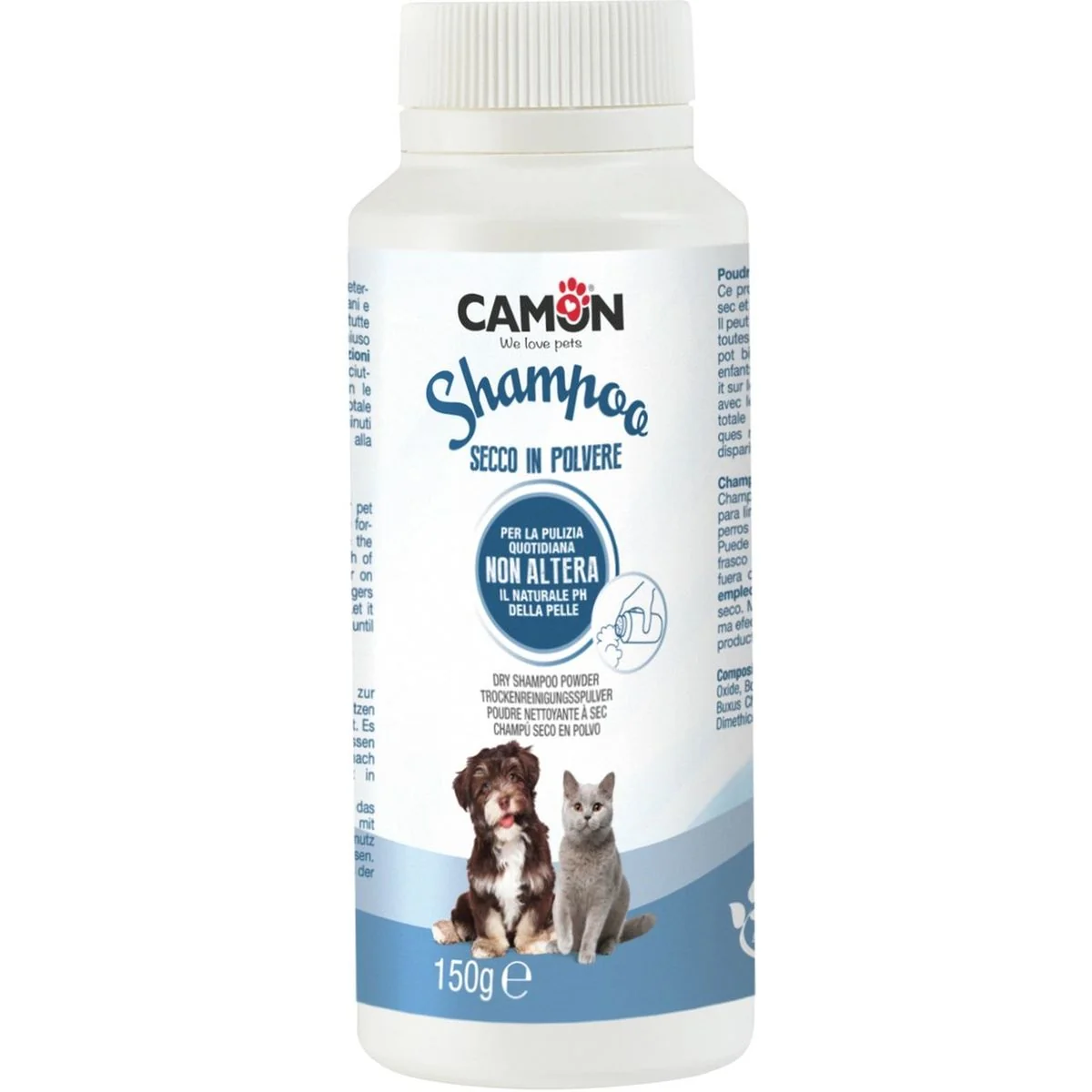 CAMON Puder za pse i mačke PowderDry za suvo pranje 150g