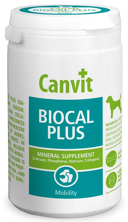 CANVIT Biocal Plus tablete - Mobility, za zglobove i tetive, za pse, 230g