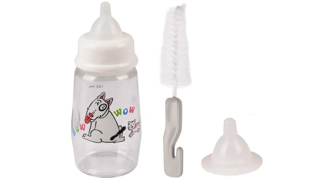 FLAMINGO Bočica Akela sa dve cucle i četkicom, bela, 140ml