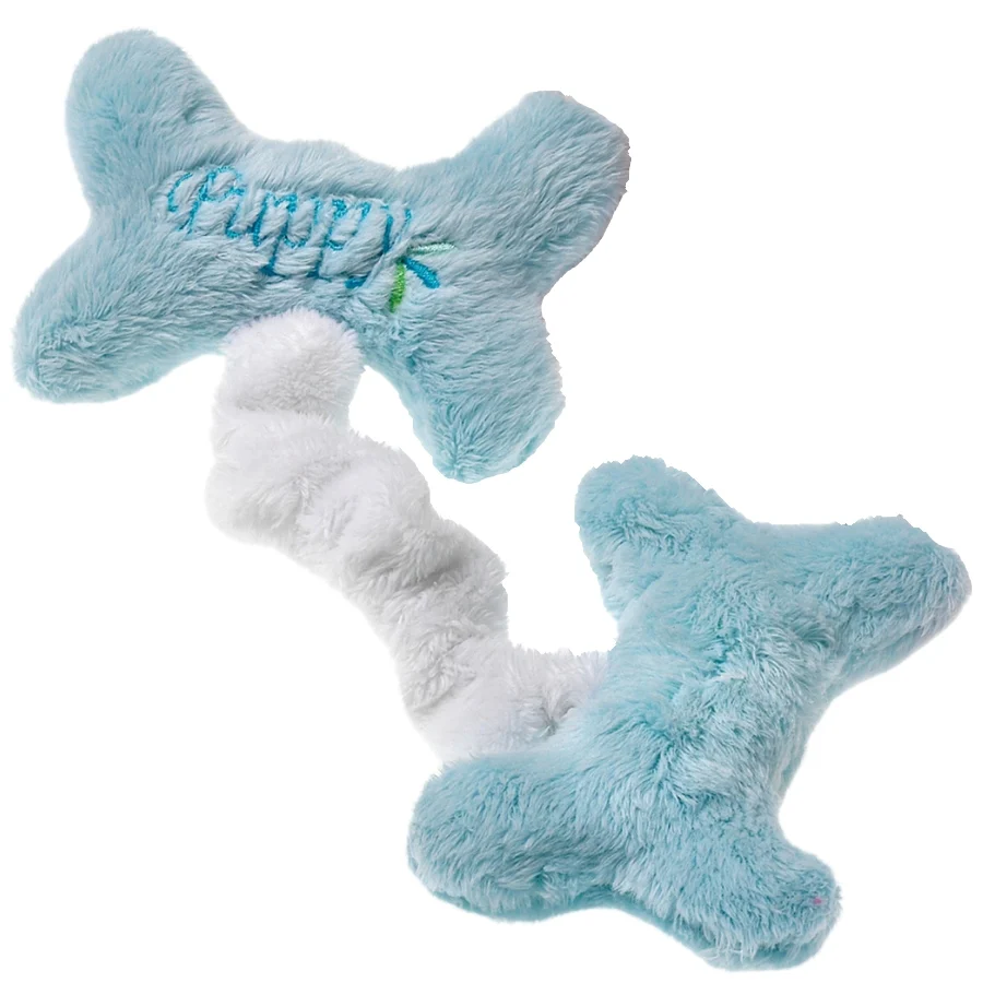 FLAMINGO Igračka za štenad PUPPY Kost MiniBony Plava/Roze 14cm, raznih boja
