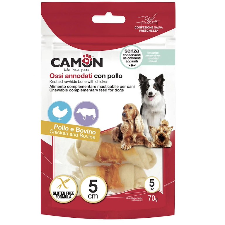 CAMON Bonnie Chew Poslastica za pse Kost čvor s Piletinom