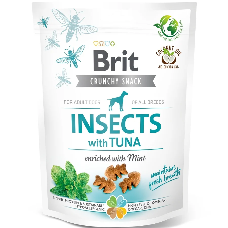 BRIT Crunchy Cracker, hrskavi kreker s insektima i tunjevinom, 200g