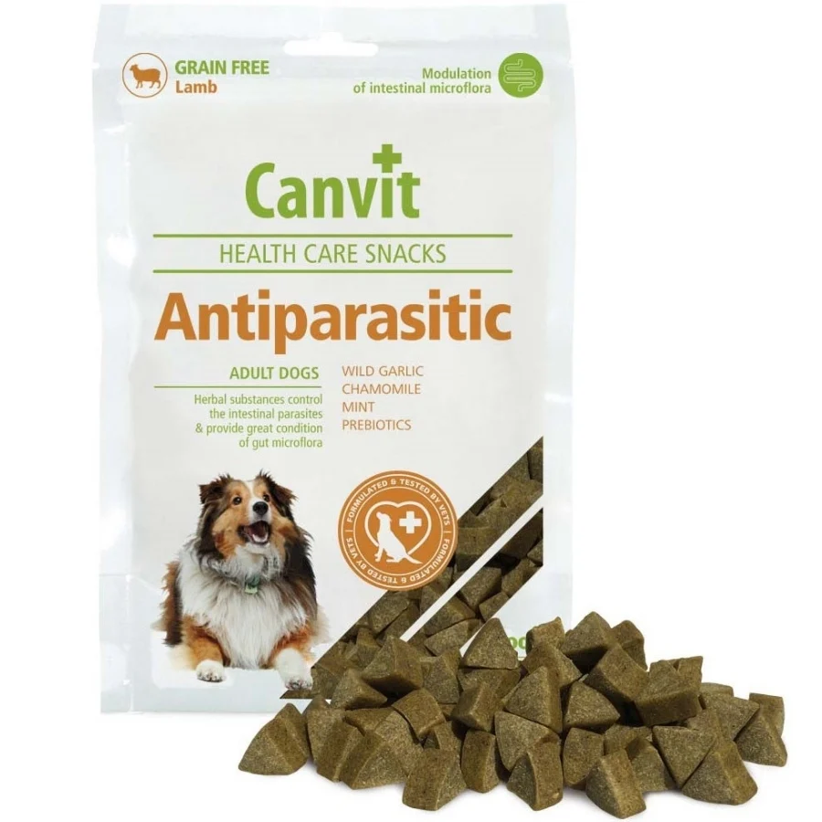 CANVIT Antiparasitic poslastica za pse s Jagnjetinom, bez žitarica 200g