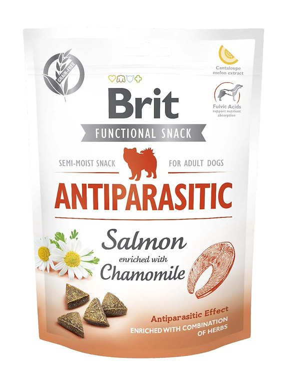 BRIT Functional poslastica za pse, Antiparasitic s lososom, 150g