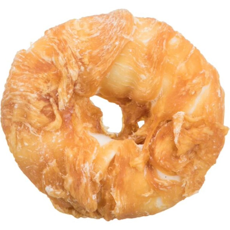 TRIXIE Poslastica za pse Denta Fun, Obruč za glodanje, piletina, 6cm, 55g