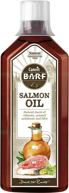 CANVIT Barf Ulje lososa, izvor Omega-3, za pse, 500ml
