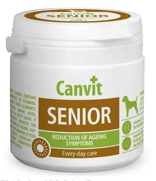 CANVIT Senior tablete, usporava proces starenja, za pse, 100g