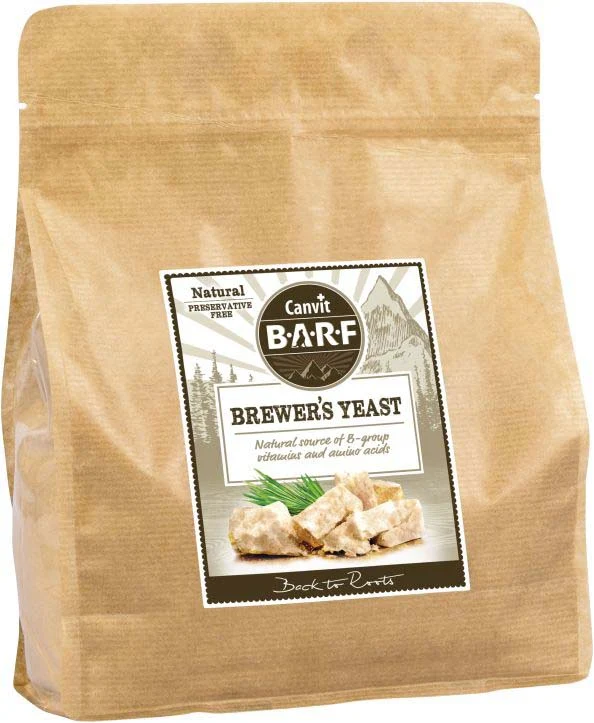 CANVIT Barf Pivski kvasac u prahu, podrška varenju, za pse, 800g