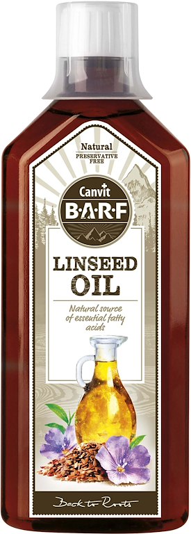 CANVIT Barf Ulje lanenog semena, prevencija upala, za pse, 500ml