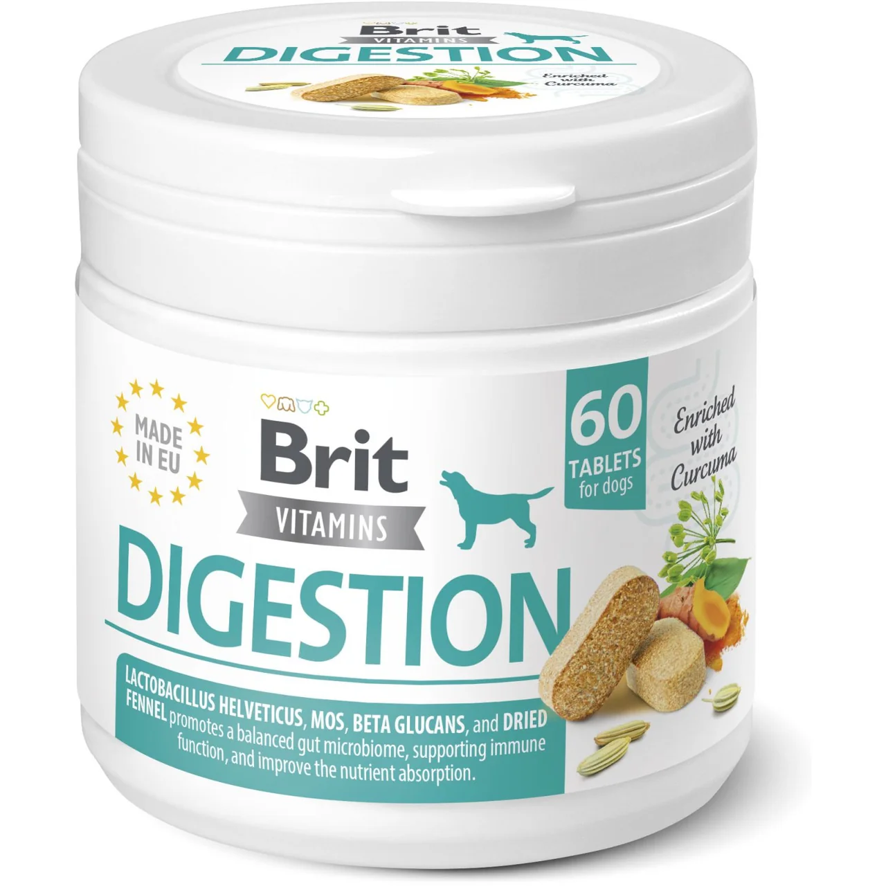 BRIT Vitamins Digestion, dodatak prehrani za pse, 60tbl, 120g