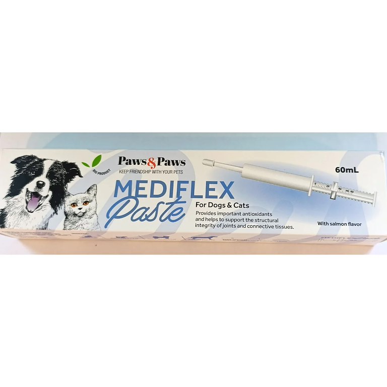 PAWS&PAWS Pasta za pse i mačke Mediflex, za očuvanje zglobova, 60ml