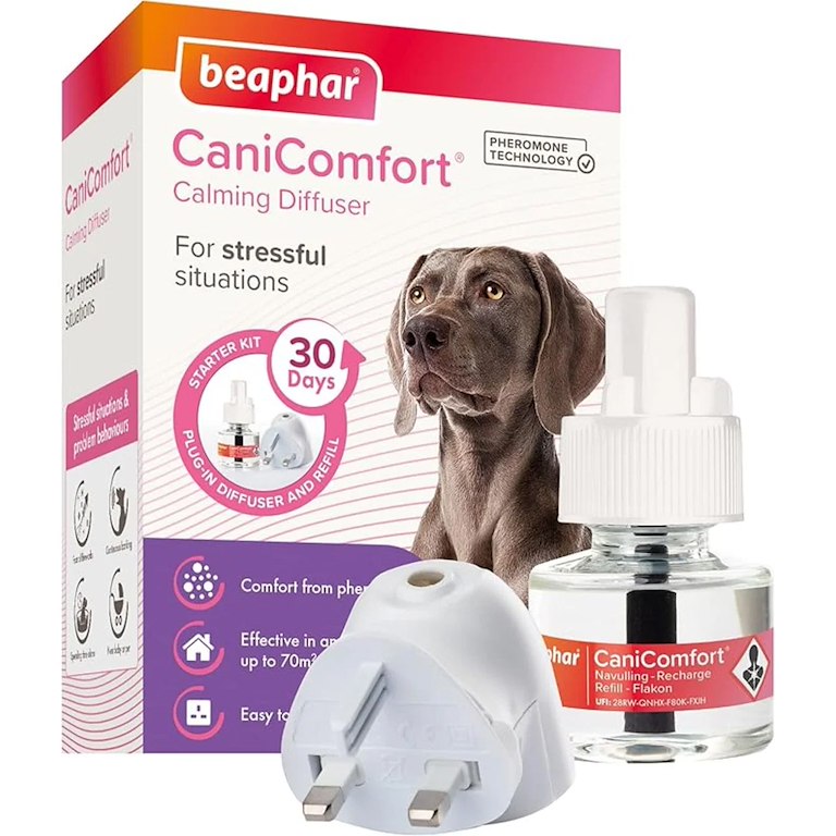 BEAPHAR Comfort Starter Kit difuzer i rastvor za pse, prevencija stresa, 48ml