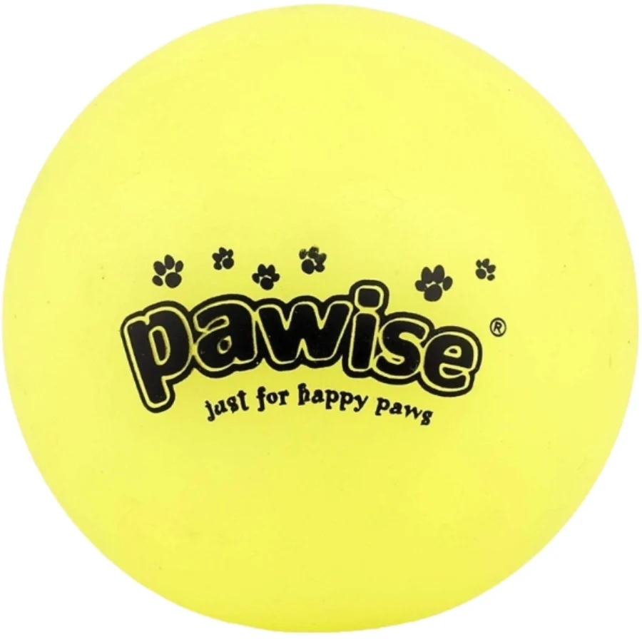 PAWISE Igračka za pse Lopta svetleća vinil Small, 5,5cm