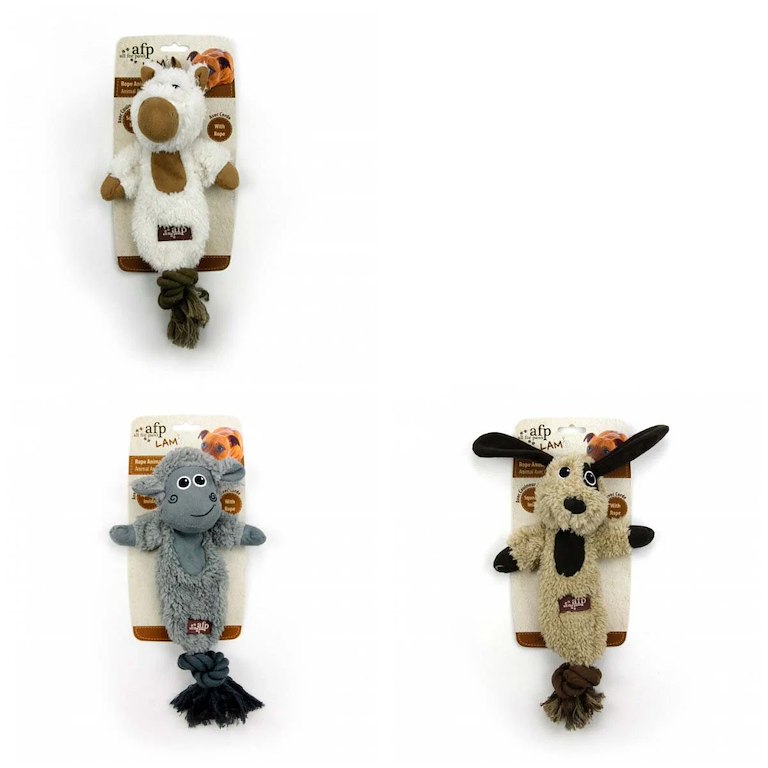 ALL4PAWS LambsWool Igračka za pse Uže Cuddle 32cm, raznih likova