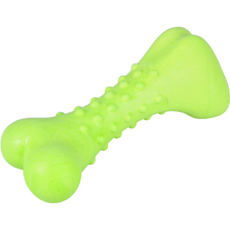 FLAMINGO Igračka za pse Kost pena s mirisom nane, Zelena 16cm