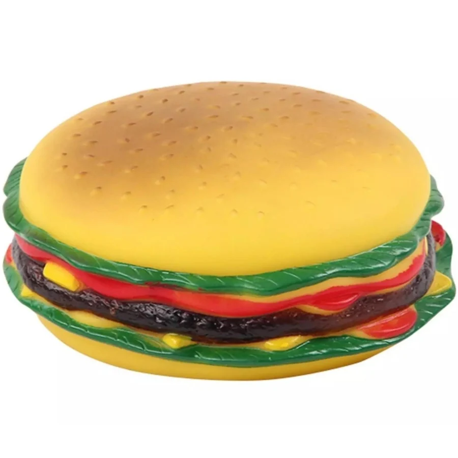 PAWISE Igračka za pse Hamburger, vinil 13cm
