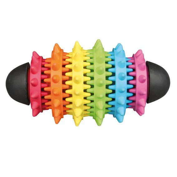 TRIXIE Igračka za pse Lopta Ragbi DentaFun, gumena Šarena 15cm