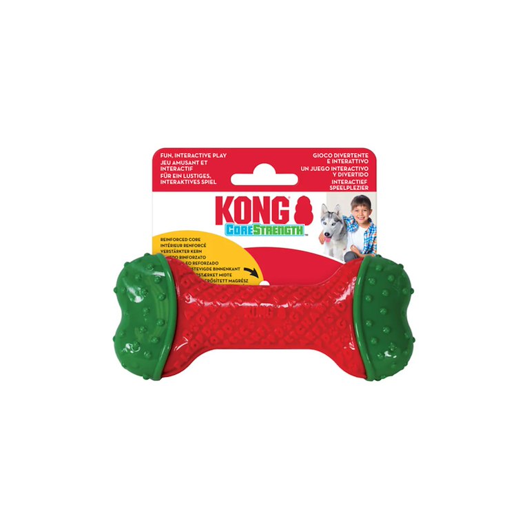 KONG Igračka za pse, novogodišnja, Kost 5,5 cm