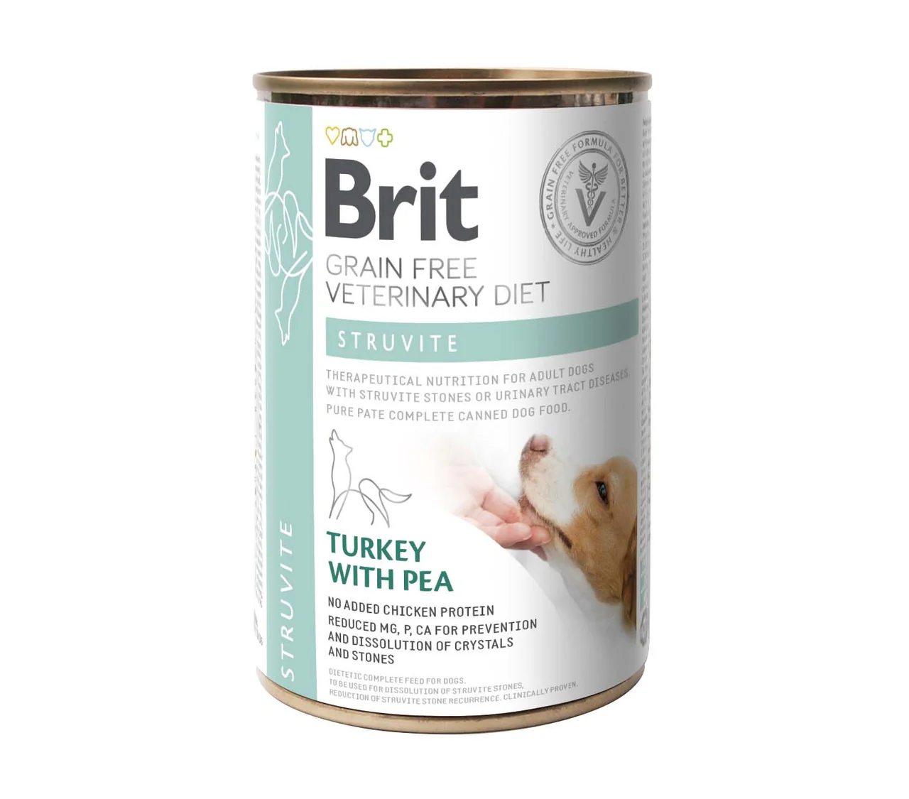 BRIT VD Dog Struvite, za rastapanje struvitnih kamenaca, bez žitarica, 400g