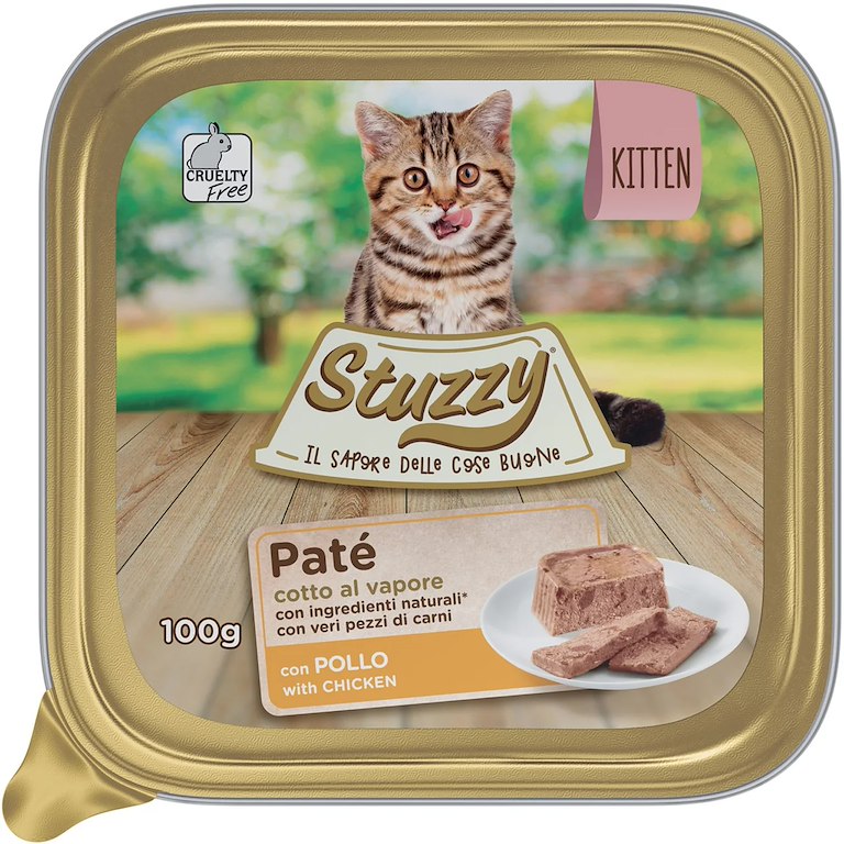 STUZZY Pate Pašteta za mačiće KITTEN s piletinom, 100g