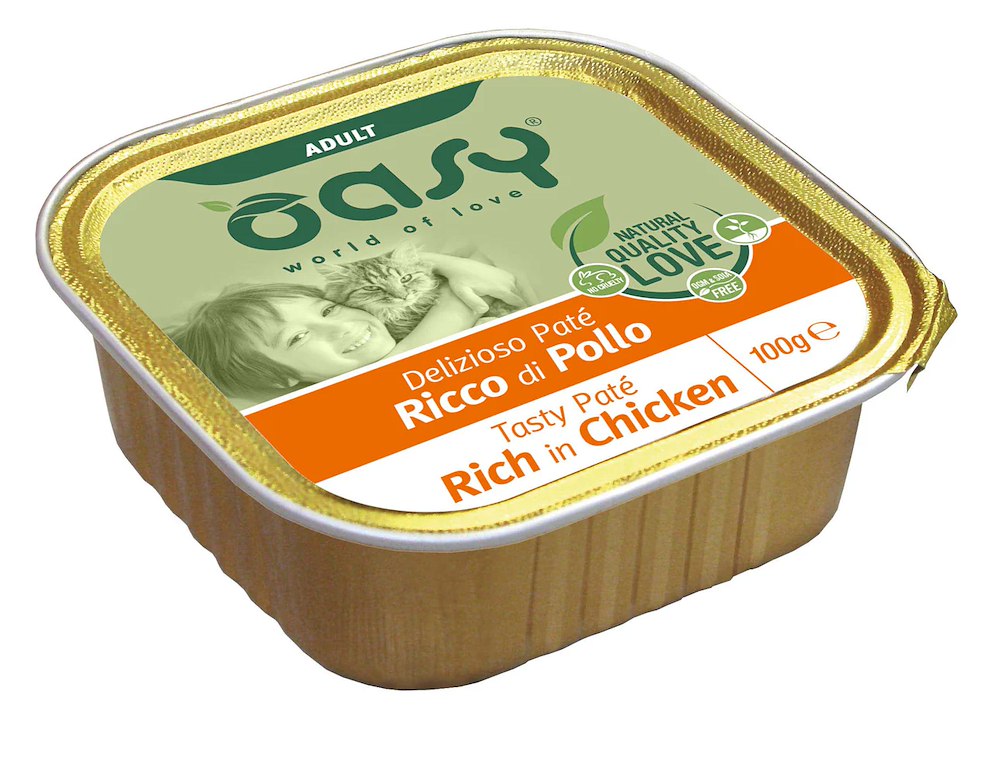 OASY Tasty Pate Pašteta za mačke s piletinom, 100g